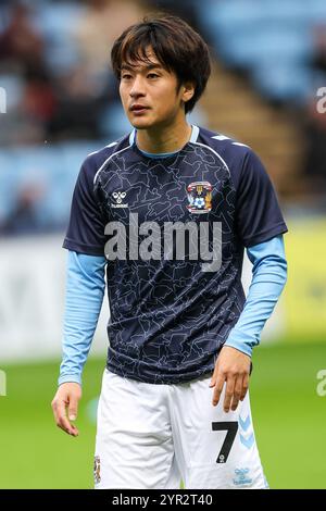Coventry City's Tatsuhiro Sakamoto ahead of the Sky Bet Championship ...