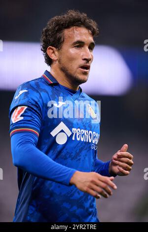 Luis Milla of Getafe CF looks on during the Spanish League, LaLiga EA ...