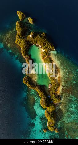 Rufas Island in Raja Ampat from above Stock Photo - Alamy