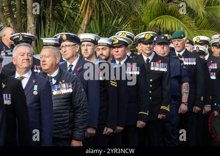 Remembrance Day 2024 in Falmouth, Cornwall Stock Photo - Alamy