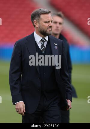 Mark Ashton, CEO of Ipswich Town with Kieran McKenna, manager of ...
