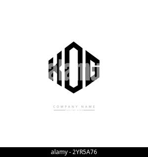 KOG letter logo design for technology company. KOG logo design black ...