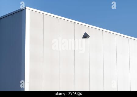 Part of a modern house facade without windows Stock Photo - Alamy