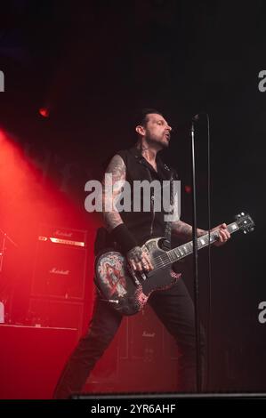 Ricky Warwick of The Almighty performing at Barrowland, Glasgow, 30th ...