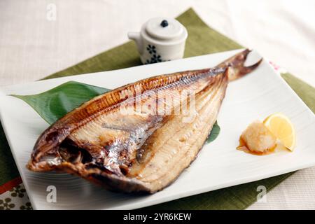 Grilled Atka mackerel Stock Photo - Alamy