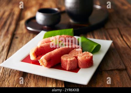 Grilled cod roe Stock Photo - Alamy