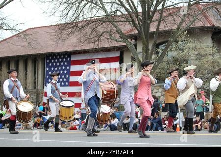 Patriots Day Parade held in Lexington, MA Stock Photo - Alamy