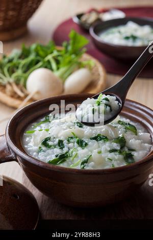 Spring Seven Herbs, Japanese Food Stock Photo - Alamy