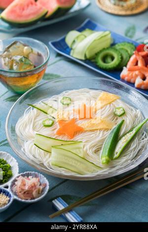 Tanabata somen noodles Stock Photo - Alamy