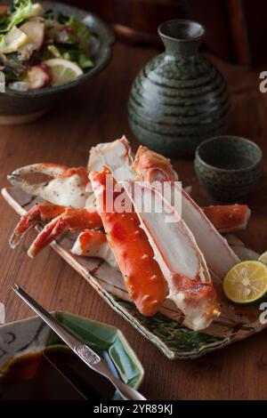 Boiled cod crab Stock Photo - Alamy