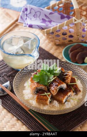 Chilled Dashi Eel Chazuke Stock Photo - Alamy