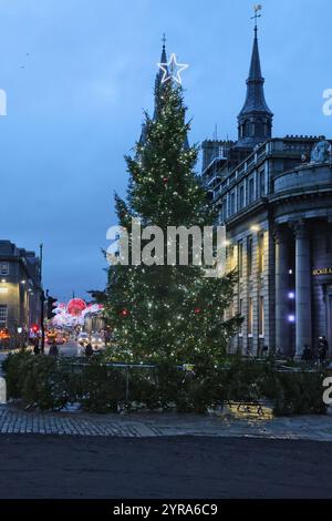 Christmas tree Aberdeen Scotland November 2024 Stock Photo - Alamy