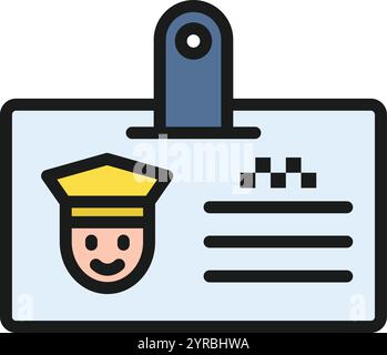 License icon vector image. Suitable for mobile application web ...