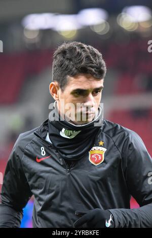 Shanghai, China. 3 December, 2024. Oscar #8 of Shanghai Port FC during ...