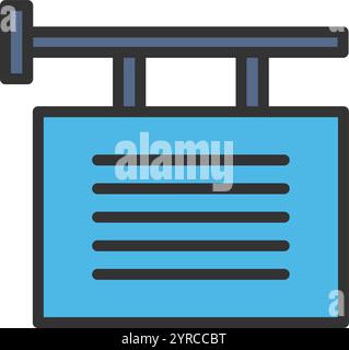 Signage icon vector image. Suitable for mobile application web ...
