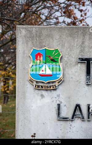 Lakeshore Water Reservoir on Innisfil Beach Road in Innisfil, Ontario ...
