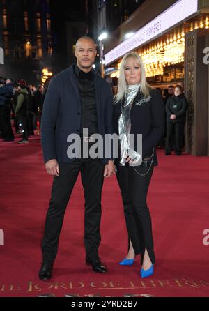 Michael Wildman and Ceri Ann Gregory attends the world premiere of the ...