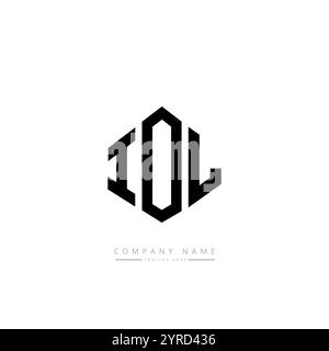 IOL, IOL logo, IOL letter, IOL polygon, IOL hexagon, IOL cube, IOL ...