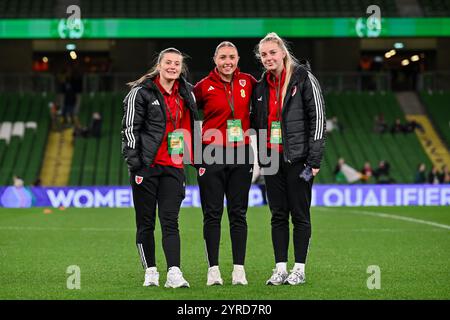 Wales' Mared Griffiths during the international friendly match at the ...