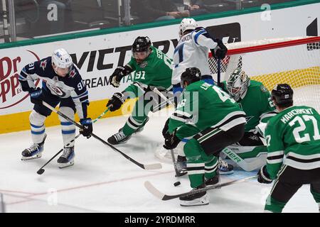 Winnipeg Jets center Cole Perfetti (91) celebrates after his goal ...