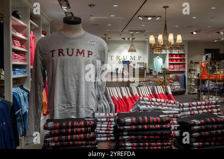 The Trump store in Trump Tower on Fifth Avenue sells branded ...
