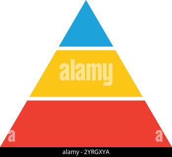 Levels of triangular pyramid. Triangle pyramid chart. Maslow layer ...