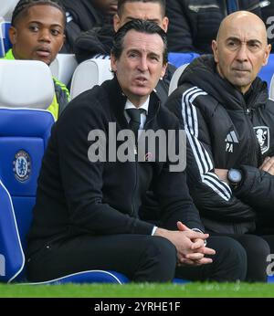 Unai Emery, Manager of Aston Villa during the Aston Villa v Manchester ...