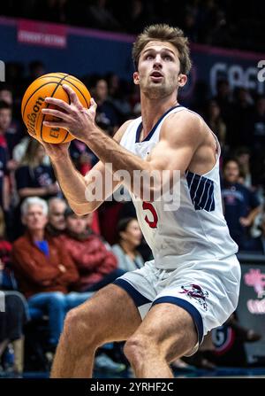 Saint Mary's guard Augustas Marciulionis (3) shoots next to Oregon ...