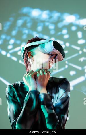 Virtual Abstract Landscape Stock Photo - Alamy