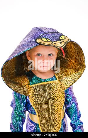 Child in a snake costume in an egg Stock Photo - Alamy