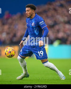 Jadon Sancho of Aston Villa FC and Mats Deijl of Go Ahead Eagles battle ...