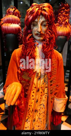 Waxwork figure depicting Louis XIV (1638 - 1715), known as Louis the ...