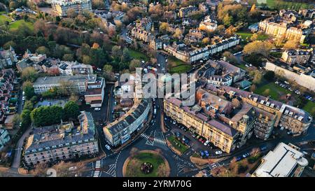 Complex Road Intersection Featuring Multiple Lanes and Pedestrian ...