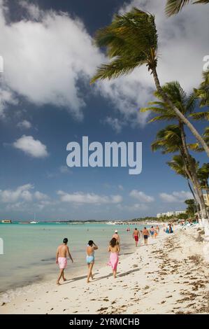 High Rise Resort Area, Palm Beach, Aruba, Caribbean Stock Photo - Alamy