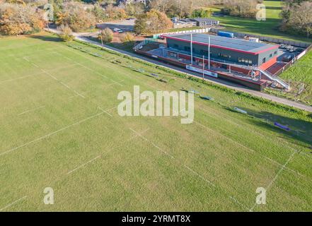 aerial view of whitemans green and haywards heath rugby club in west ...