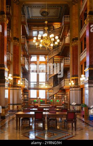 Law library. Iowa State Capitol, Des Moines Stock Photo - Alamy