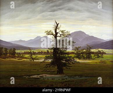 'Der einsame Baum' (The Lonely Tree) by Caspar David Friedrich, created ...