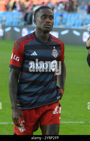 Richie Laryea of Canada looks on during the FIFA World Cup 2026 Group B ...