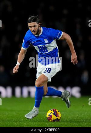 Birmingham City's Willum Willumsson during the Vertu Trophy Semi Final ...