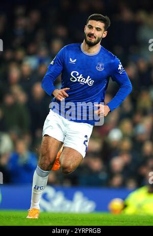 Everton's Armando Broja during the Premier League match at the Etihad ...