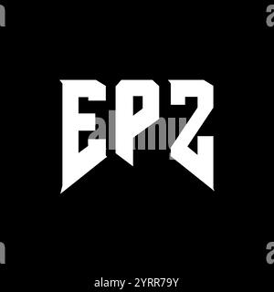EPZ letter logo design for technology company. EPZ logo design black ...