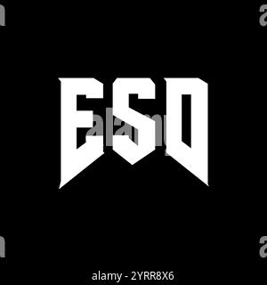 ESD letter logo design for technology company. ESD logo design black ...