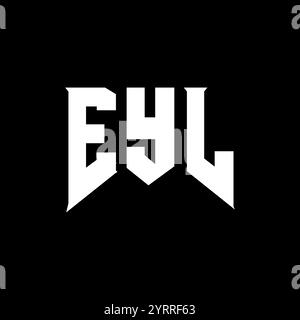 EYL letter logo design for technology company. EYL logo design black ...