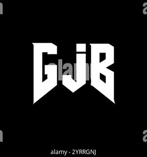 GJB letter logo design for technology company. GJB logo design black ...