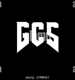 GCS letter logo design for technology company. GCS logo design black ...