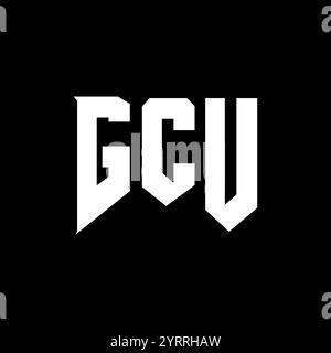 GCU letter logo design for technology company. GCU logo design black ...