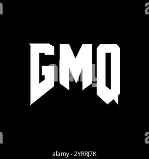 GMQ letter logo design for technology company. GMQ logo design black ...