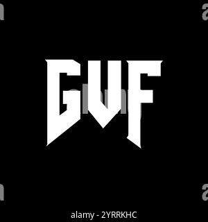 GVF letter logo design for technology company. GVF logo design black ...