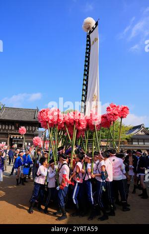 Nada Fighting Festival, Miyairi, Himeji, Hyogo Pref Stock Photo - Alamy