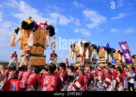 Niihama Taiko Festival, Riverside Park Kakikurabe, Niihama City, Ehime ...